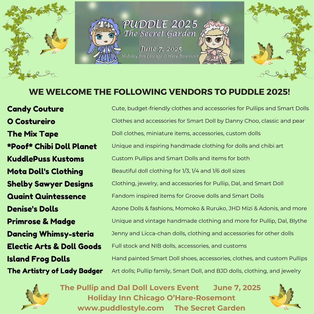 2025 Vendors – PUDDLE Style!